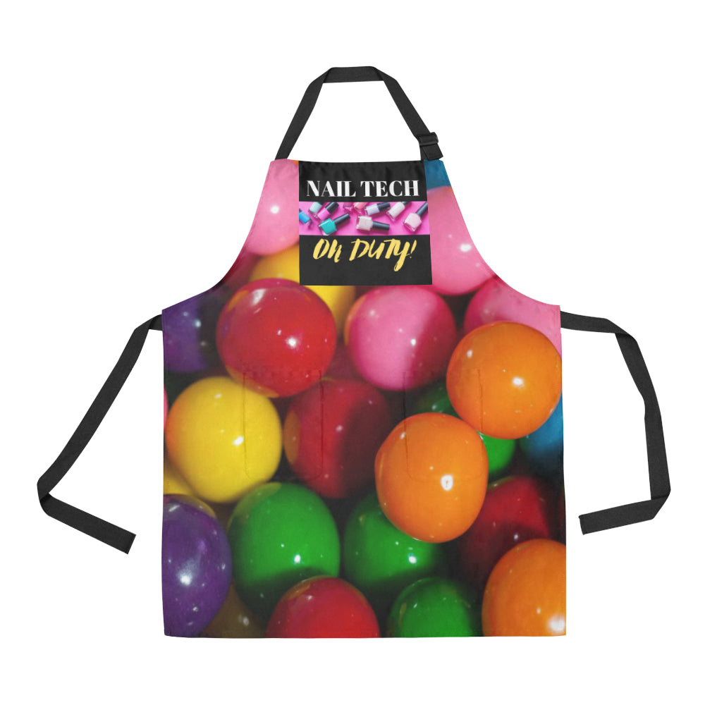 GUMBALL NAIL SMOCK APRON 2 DESIGNS TO CHOOSE FROM – SHECAGO BEAUTY SOURCE